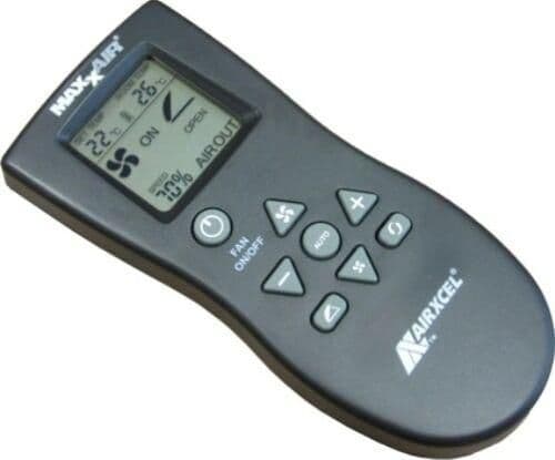 Maxxair Maxxfan Deluxe Roof Vent Fan With Remote Control 400 x 400mm ...