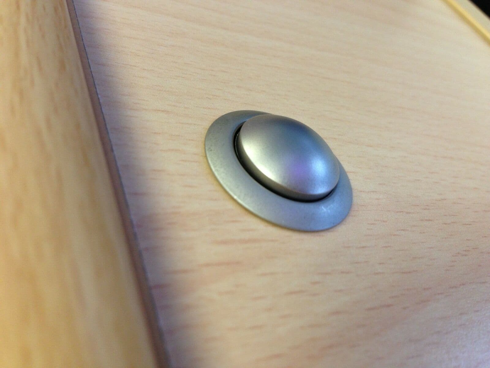 Mini Chrome (Effect) 15mm Push Button Door Catch, Handles, Knobs ...