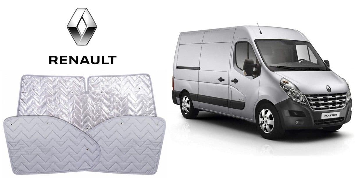Renault Master 2010+ Internal Thermal Screen Cab Blinds - Grasshopper ...