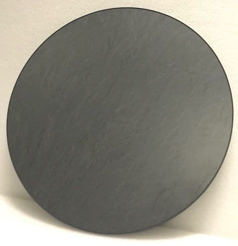 Slate Round Wooden Table Top, Caravan Caqmpervan & Motorhome table ...