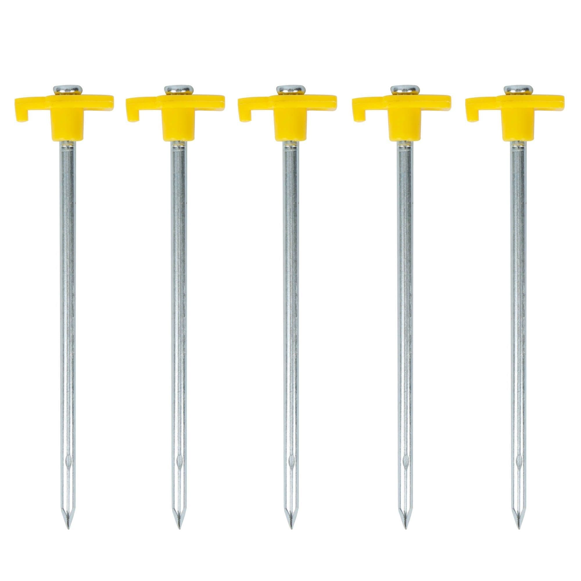 Streetwize 20 Piece Heavy Duty Tent Awning Rock Peg Set LW737 ...