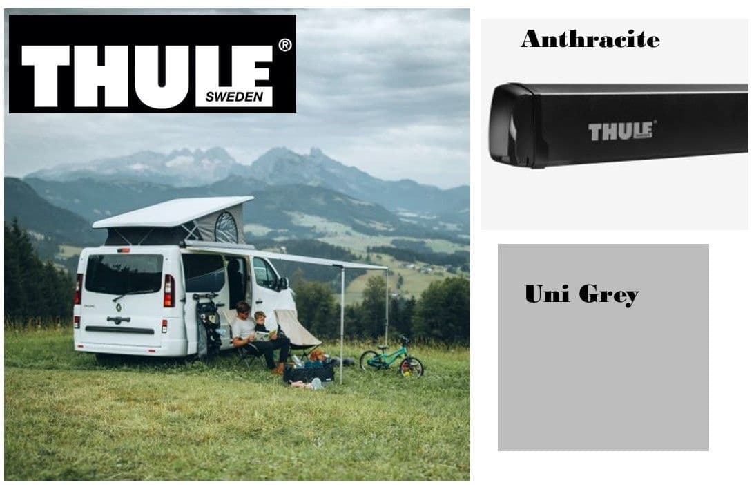 Thule Omnistor 3200 Awning Anthracite, Campervan - Grasshopper Leisure