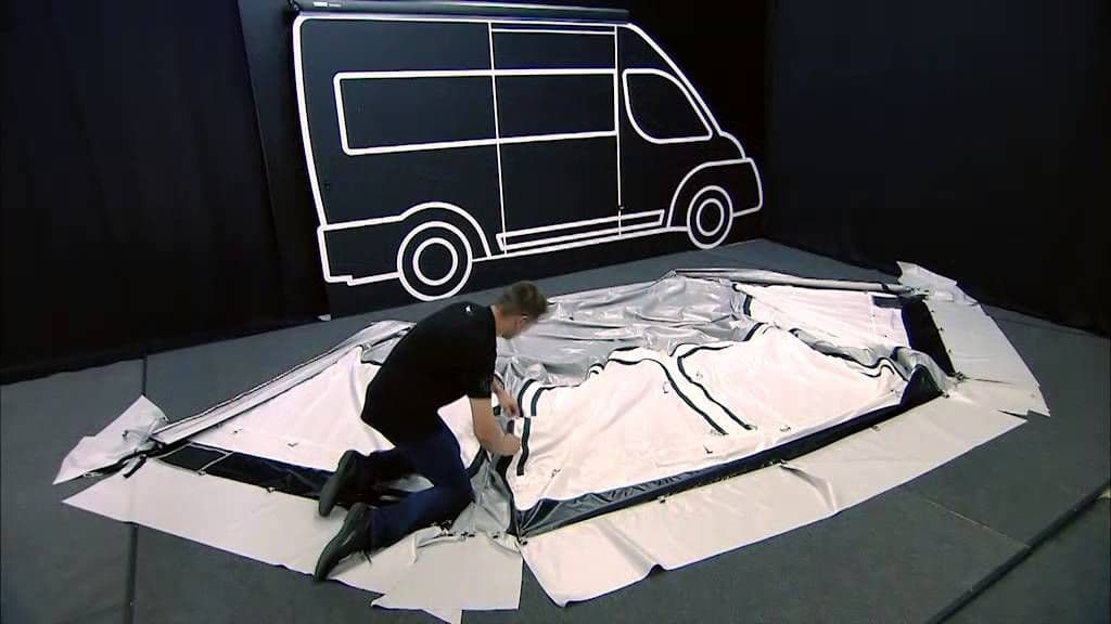 Thule Quickfit Ducato H2 Awning Privacy Room Tent Enclosure ...