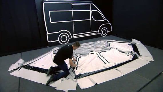 Thule Quickfit Ducato H2 Awning Privacy Room Tent Enclosure ...