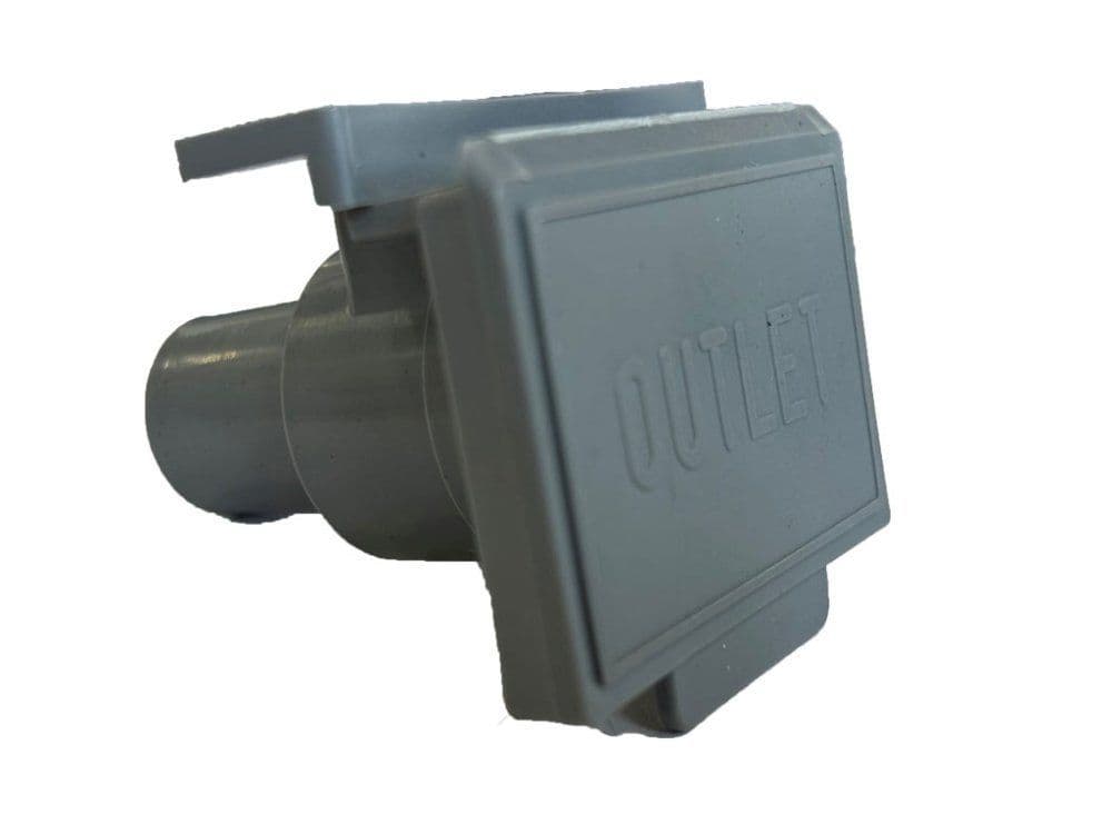 Waste Water Outlet Hose Socket 3/4" - Grasshopper Leisure