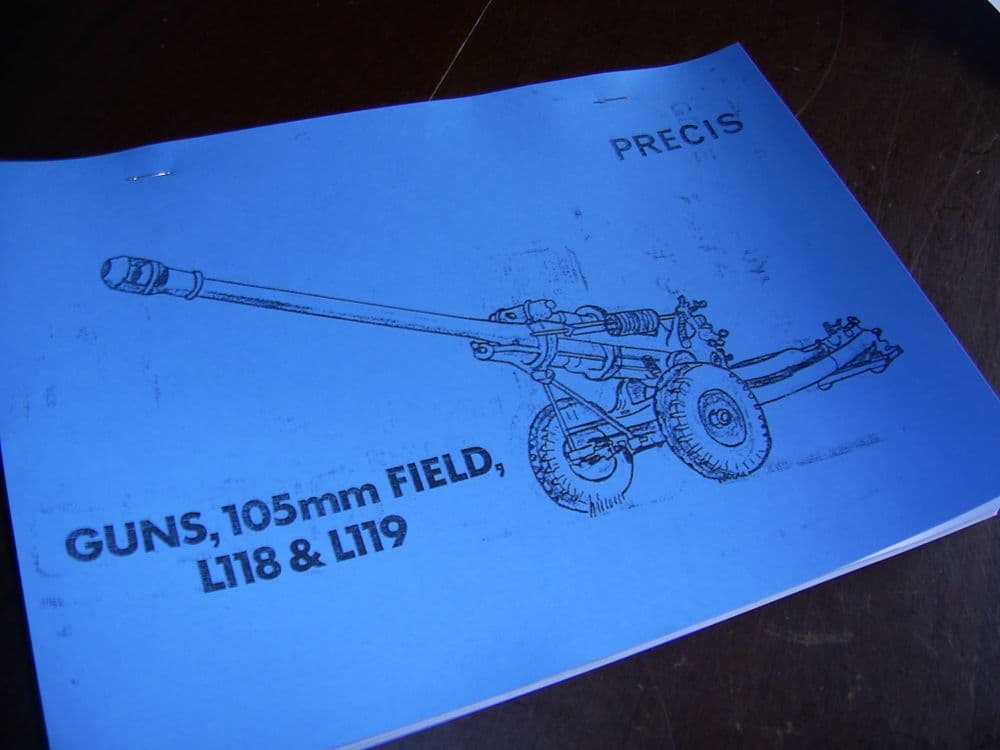 105mm Field Gun L118 and L119 Precis