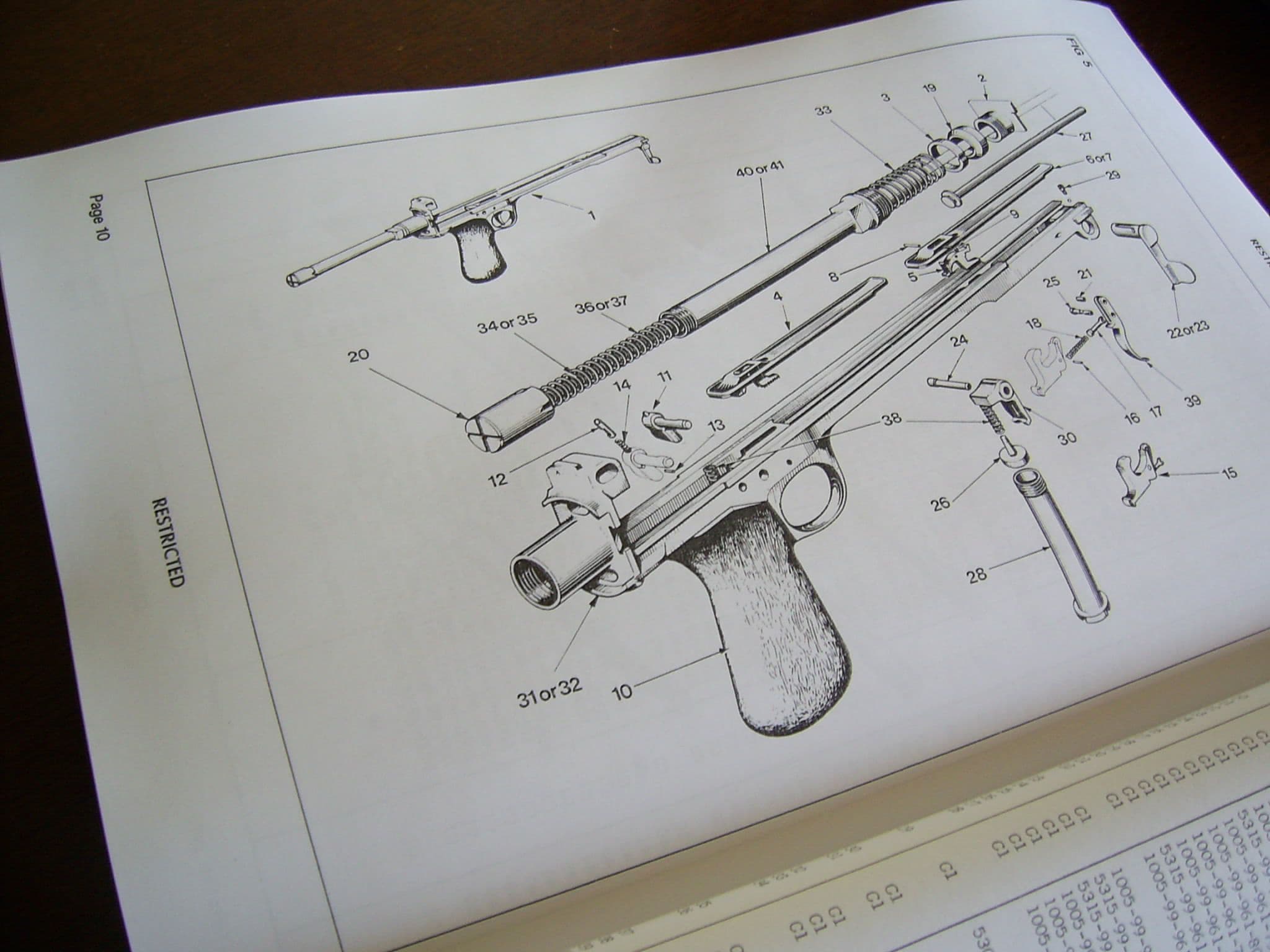 7 62mm L4A4 L4A6 MG Accesories and ancillaries Illustrated parts list