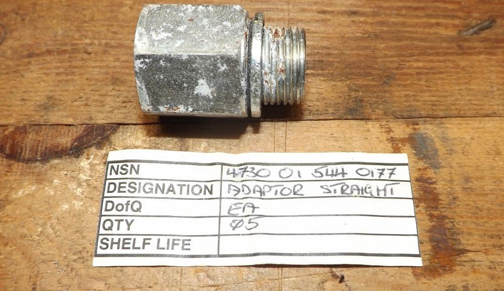 Adaptor Straight pipe to gas fit