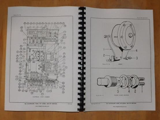 AEC Matador 0853 Spare parts list