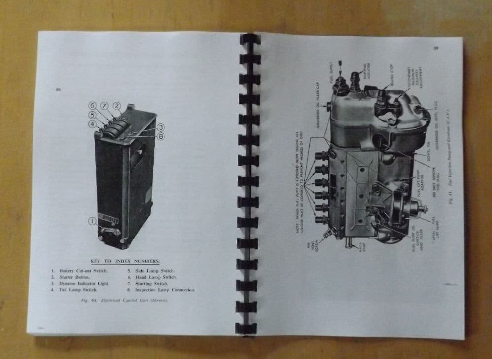 AEC Matador Drivers handbook 0853 CI engine
