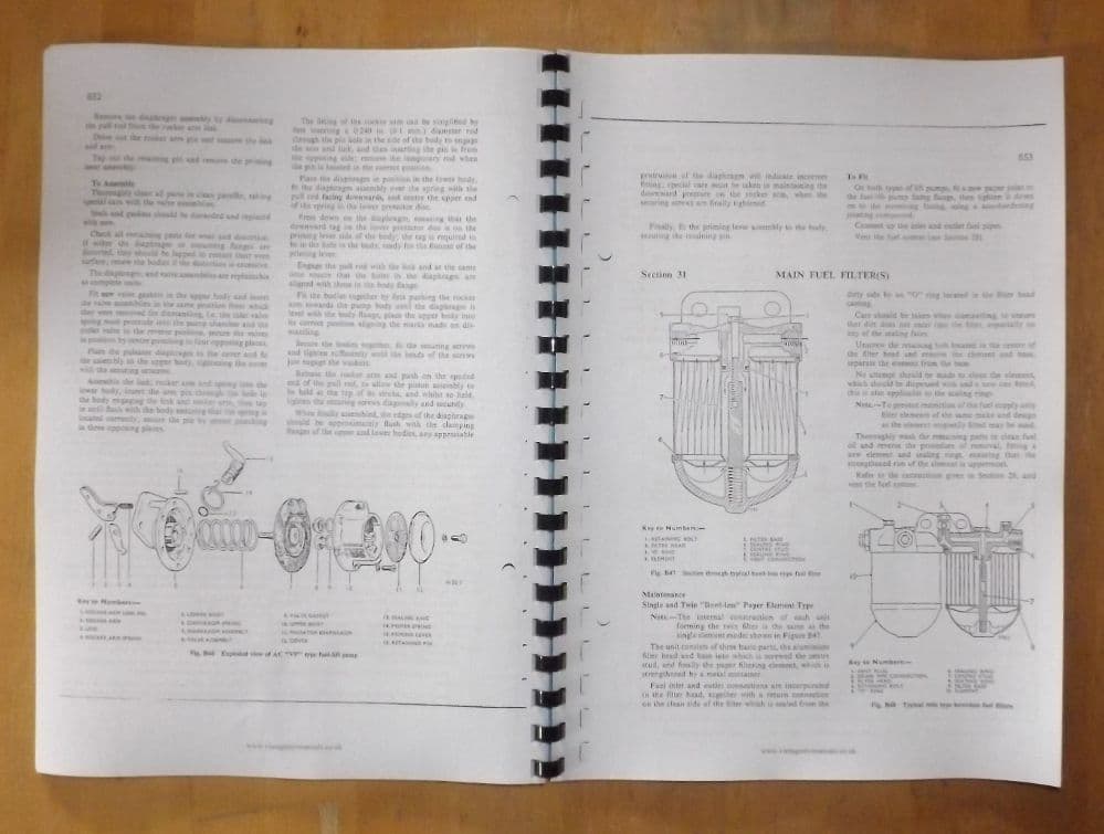 AEC Vertical and Horizontal Diesel engine Service manual Part A247