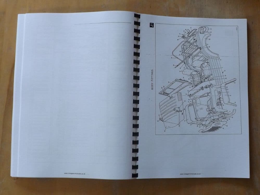 Austin Champ 4x4 GS and FFW MK1 Illustrated spare parts list