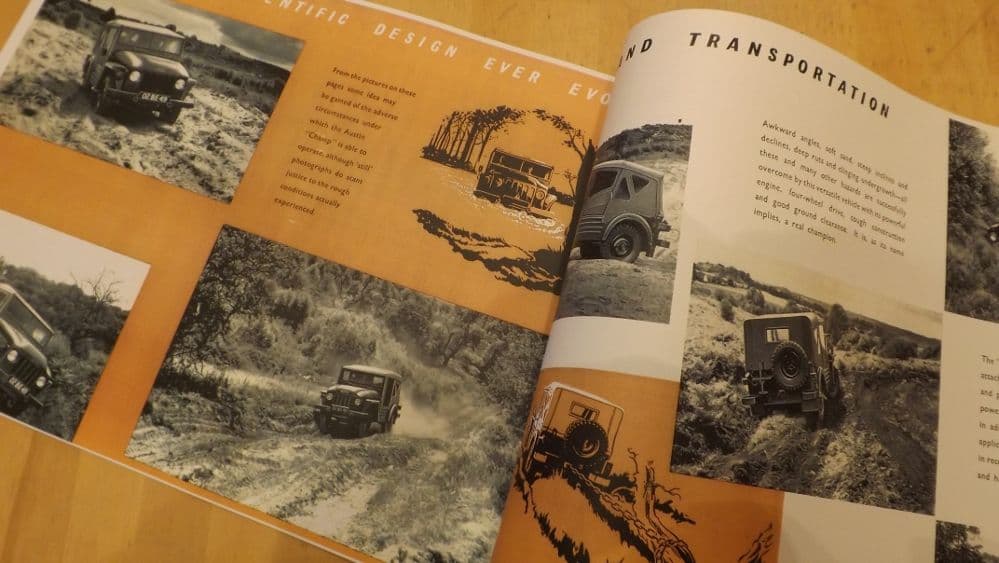 Austin Champ A3 Sales brochure