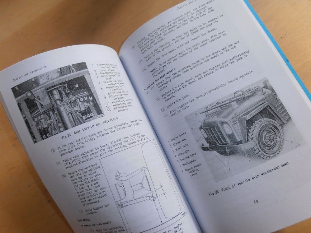 Austin Champ MK1 GS Cargo and FFW User handbook