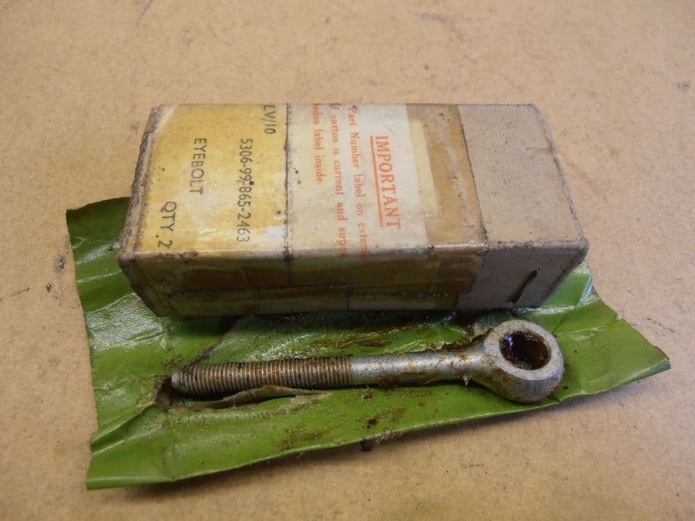 Austin Champ Generator cradle Eyebolt x2 NIB