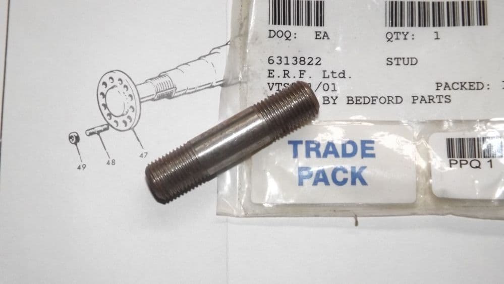 Bedford MK Axle stud