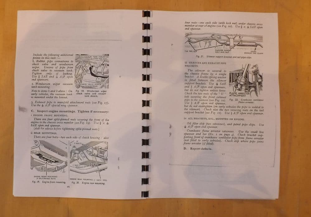 Bedford MW 15 cwt 4x2 MWC MWD MWR Drivers handbook