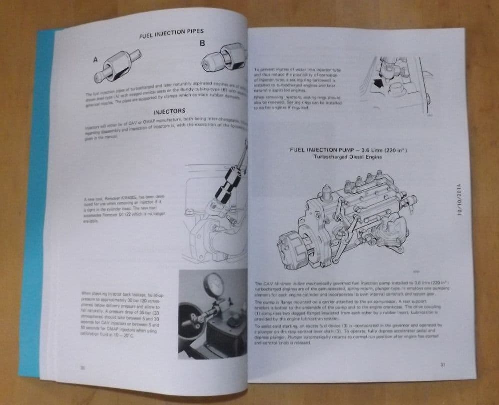 Bedford Turbo charged engines 330 220 3 6 5 4 litre