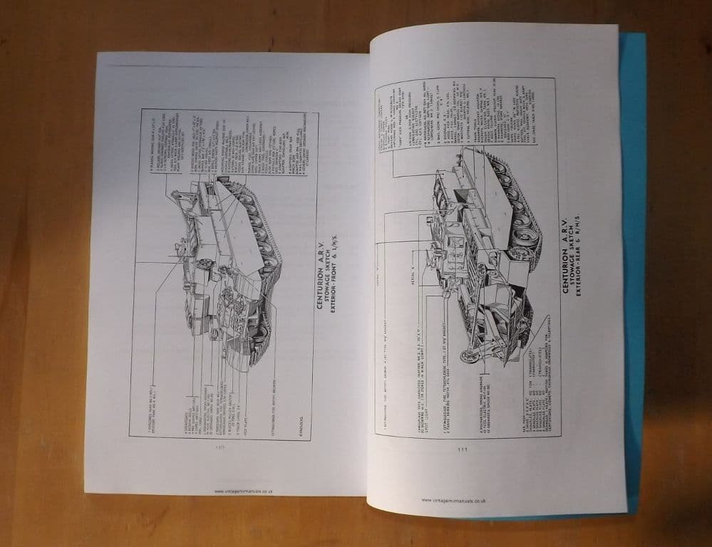 Centurion tank MK2 ARV User handbook