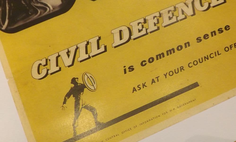 Civil Defence Recruiting poster