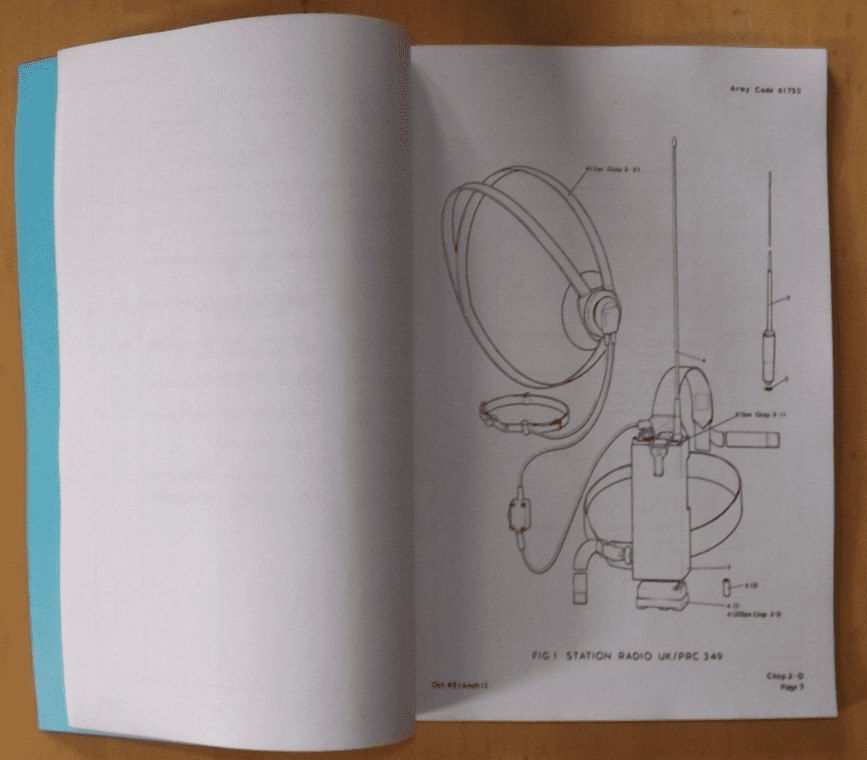Clansman 349 Illustrated parts list