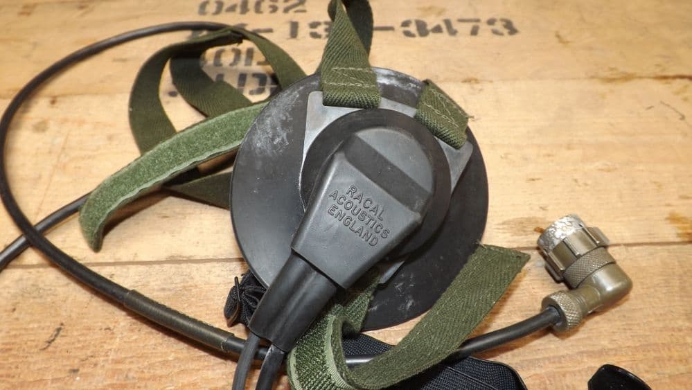 Clansman headset and throat mike