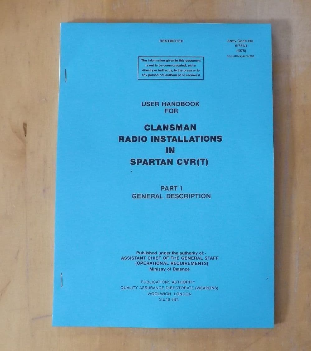 Clansman Radio installations in Spartan CVRT
