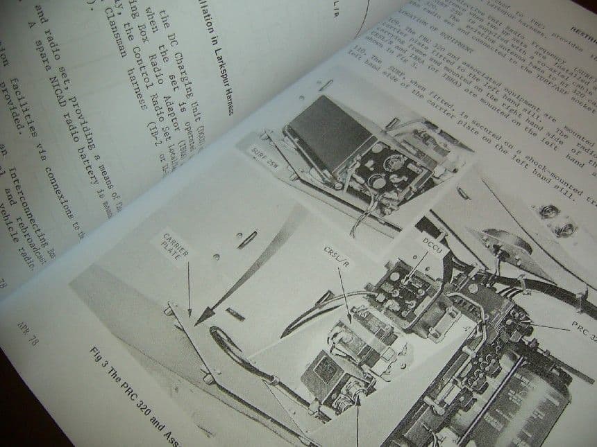 Clansman radio installations into FV432 Part 5 Station radio UK/PRC 320