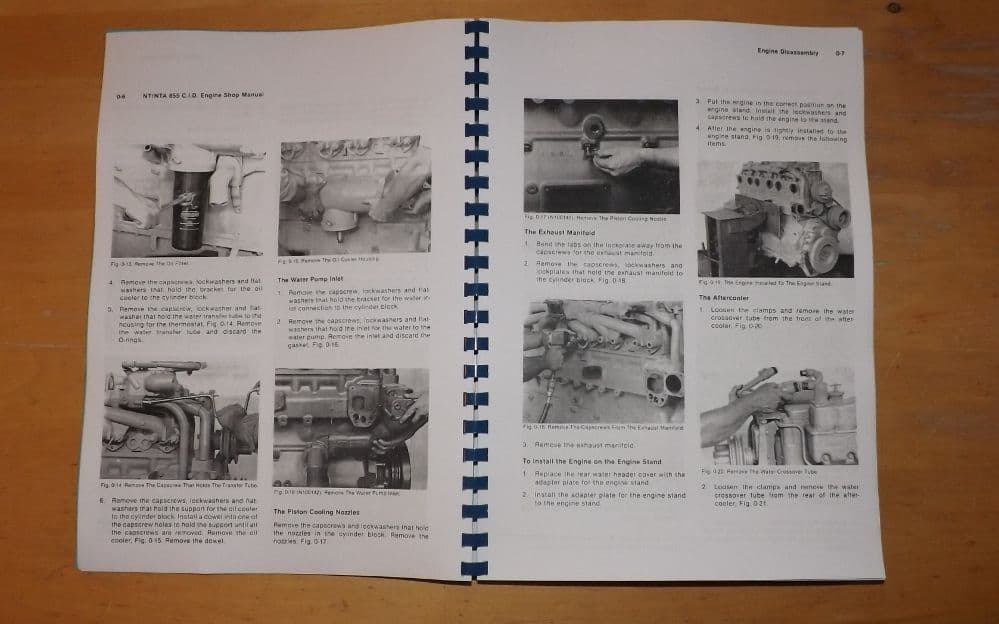 Cummins NH/NT/NTA 855 C I D Engines Workshop manual