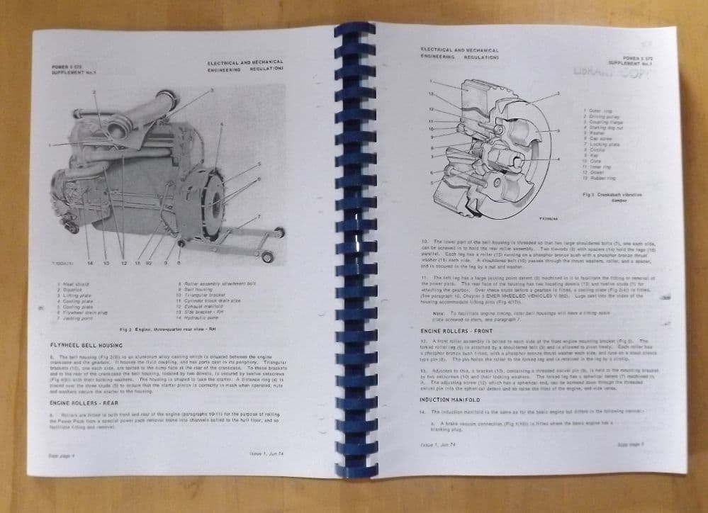 CVR T CVR W J60 Petrol engine EMERS