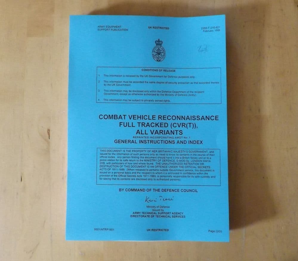 CVRT All Variants General instructions and index