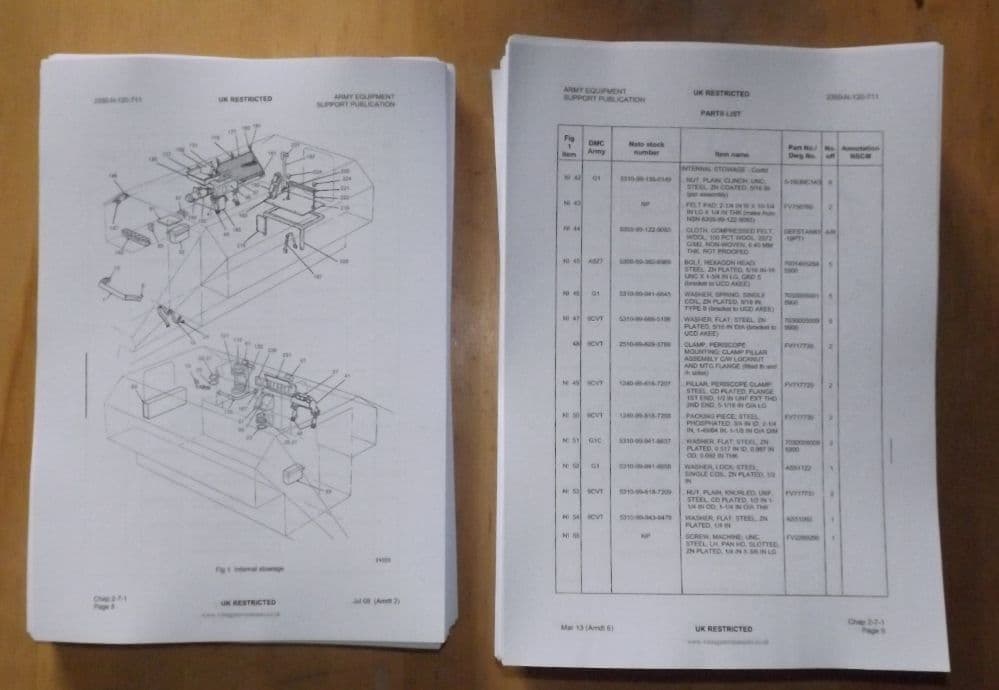 CVRT D Samson Illustrated parts catalogue