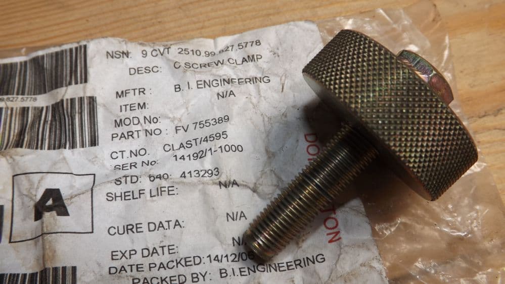 CVRT Screw clamp Rear door