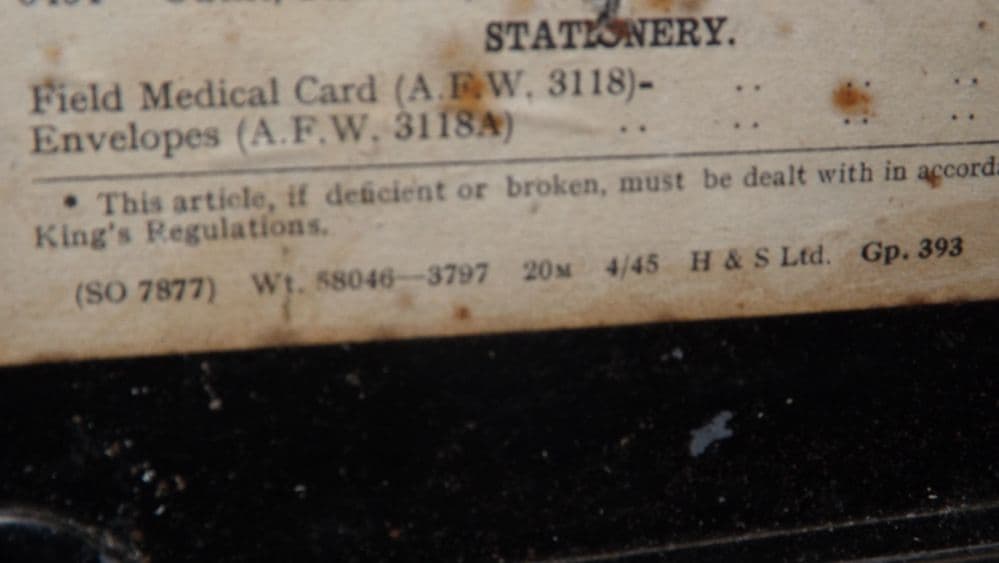 Daimler Dingo AFV External first aid box