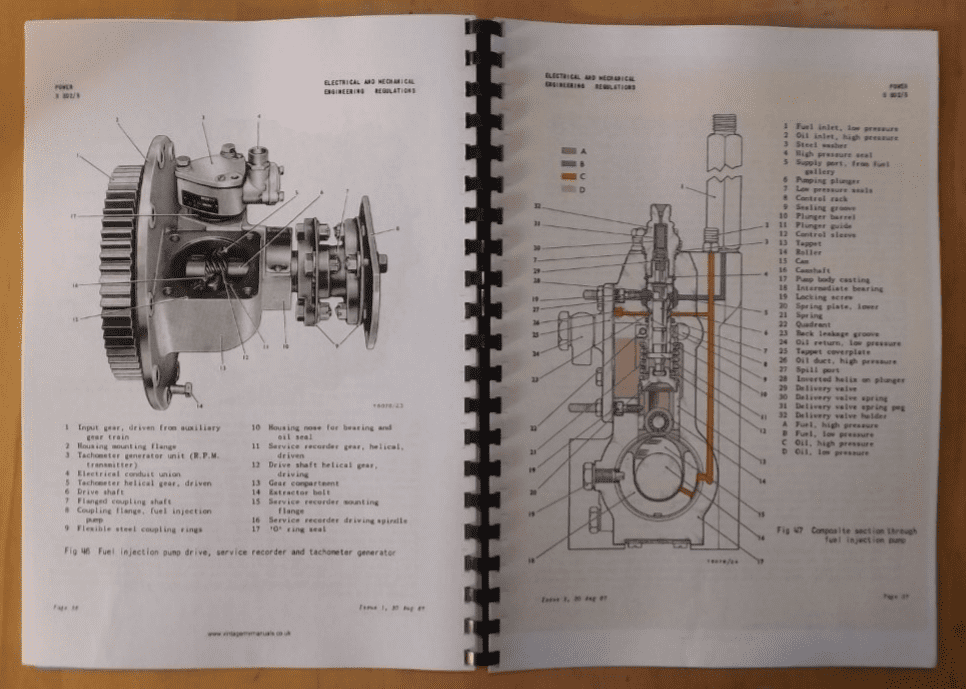 Engine L60 No 4 MK 4A1 Technical handbook