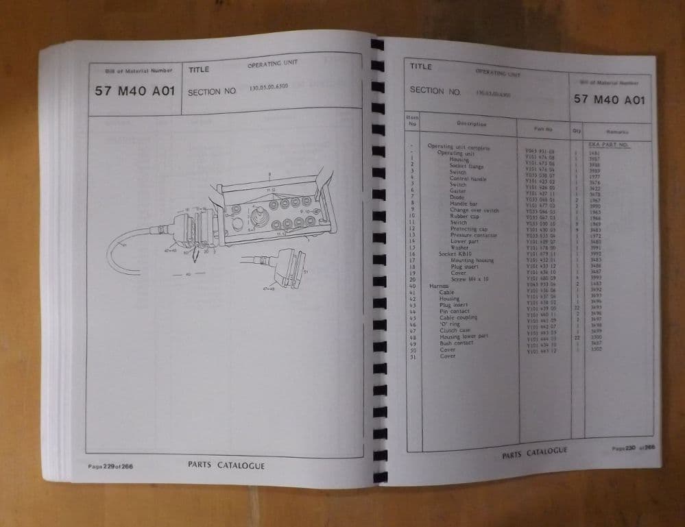 Foden 6x6 GS Recovery Vehicle Commercial parts list