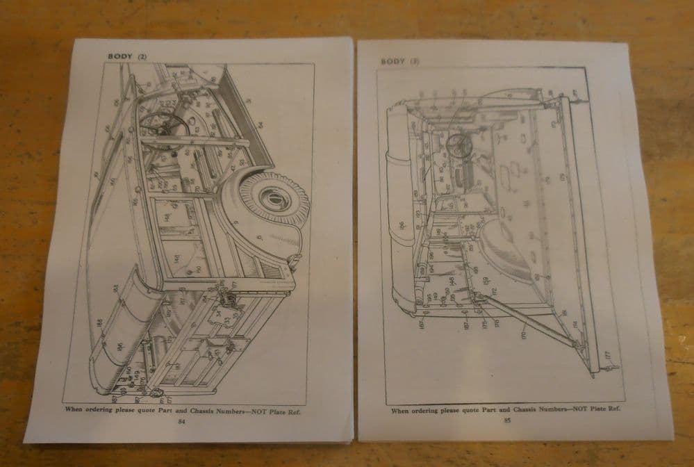 Humber Super Snipe Utility Vehicles Replacement parts catalogue
