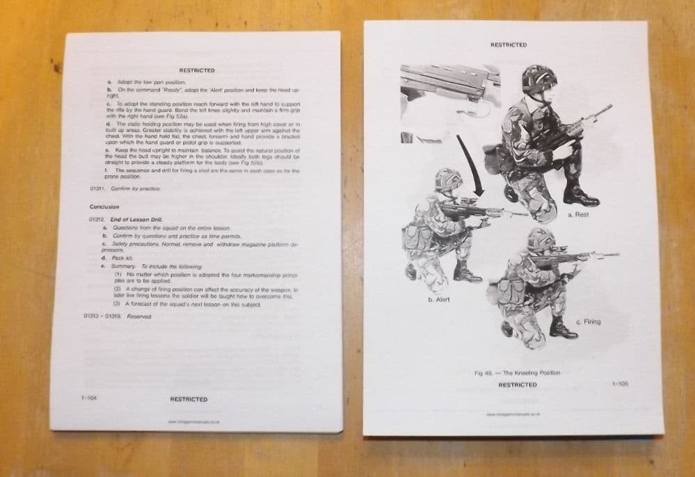 Infantry training Skill at Arms The SA80 Rifle and Light Support Weapon LSW