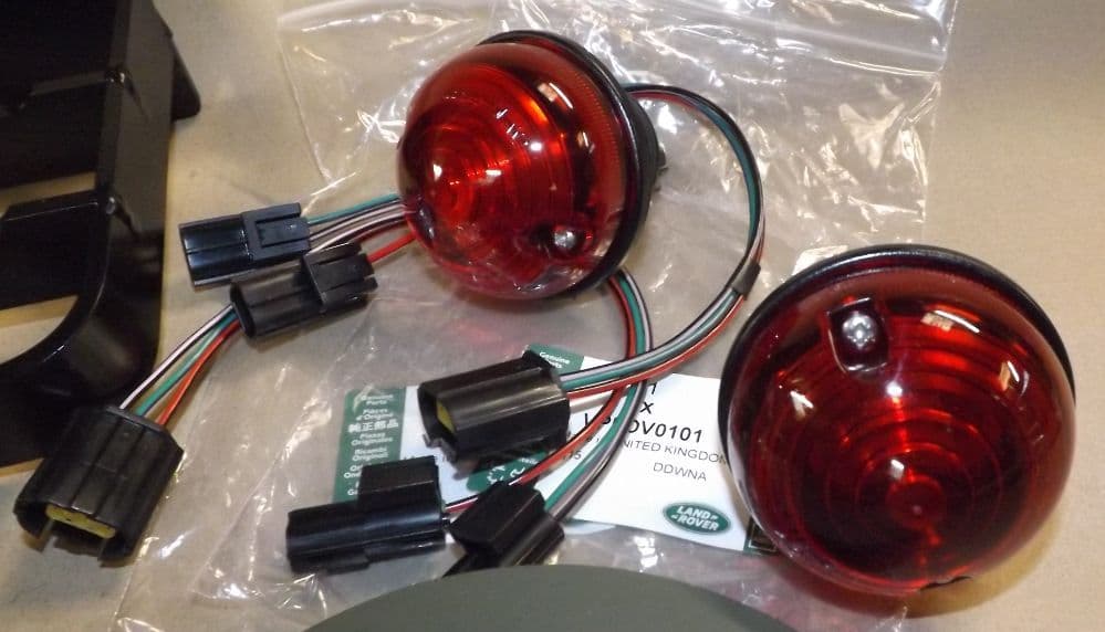 Land Rover Stop Tail lamp plus wiring
