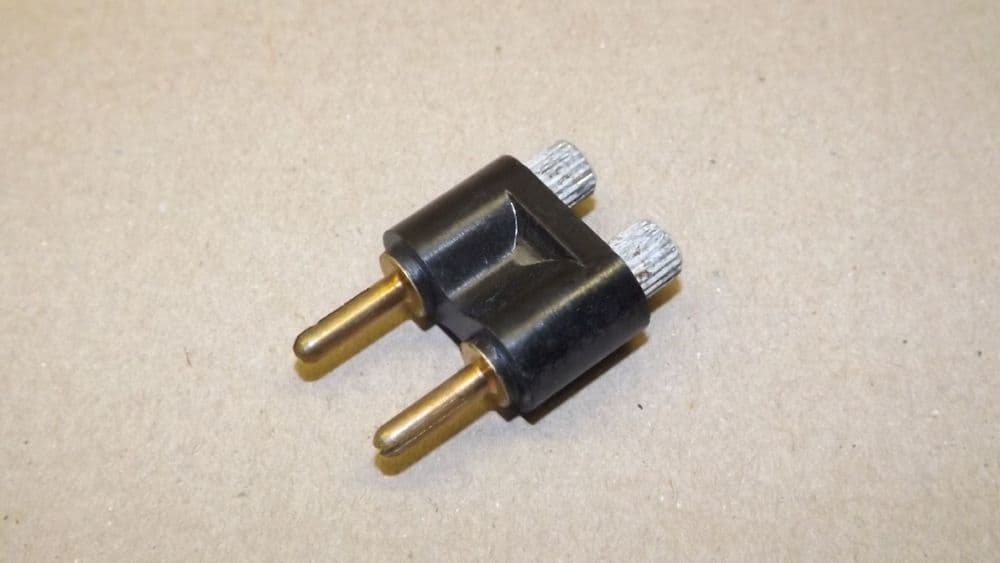 Lucas style 2 pin plug