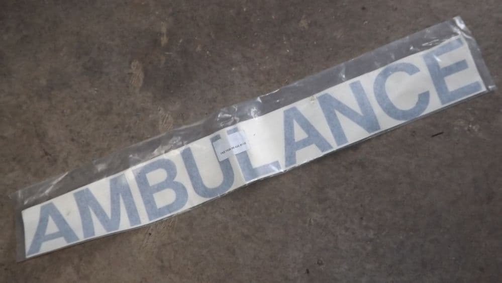 Pulse Ambulance decals x2