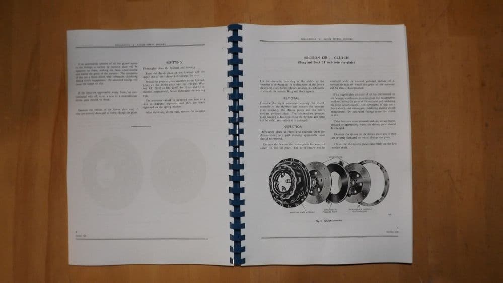 Rolls Royce B Range Petrol Engines Workshop manual TSD702