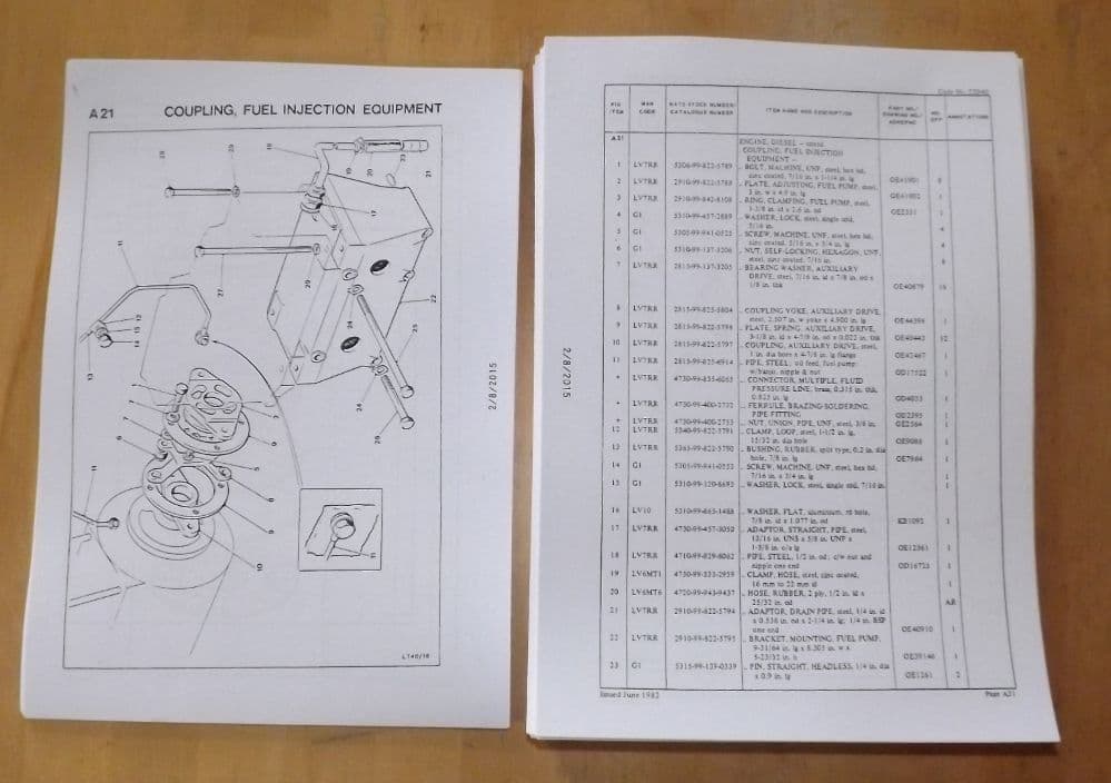 Scammell EKA Recovery CL 6x4 Illustrated parts Catalogue