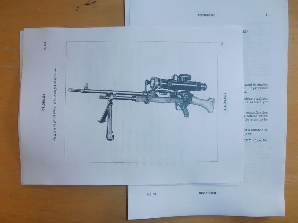 Weaponsight Image Intensified L1A1 Individual weaponsight c1