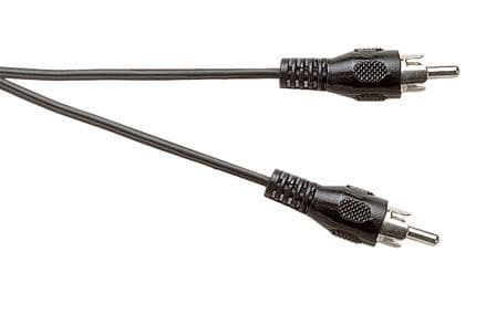 1 2M Standard Phono Plug to Phono Plug Video Lead
