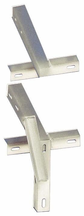 18" Galvanised Heavy Duty T and K TV Aerial or Antenna Bracket