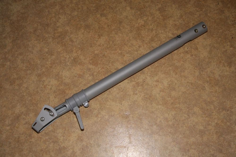 B-Tech BT870-L Heavy Duty Extension Projector Ceiling Arm in Silver Grey