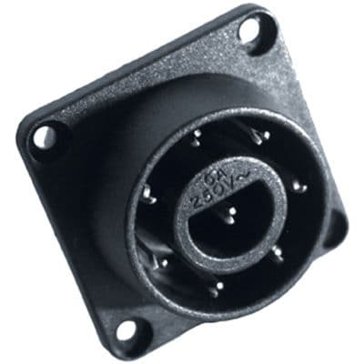 8 Pole Bulgin Plug Retro Disco Light 250V 6A AC Line Fitting