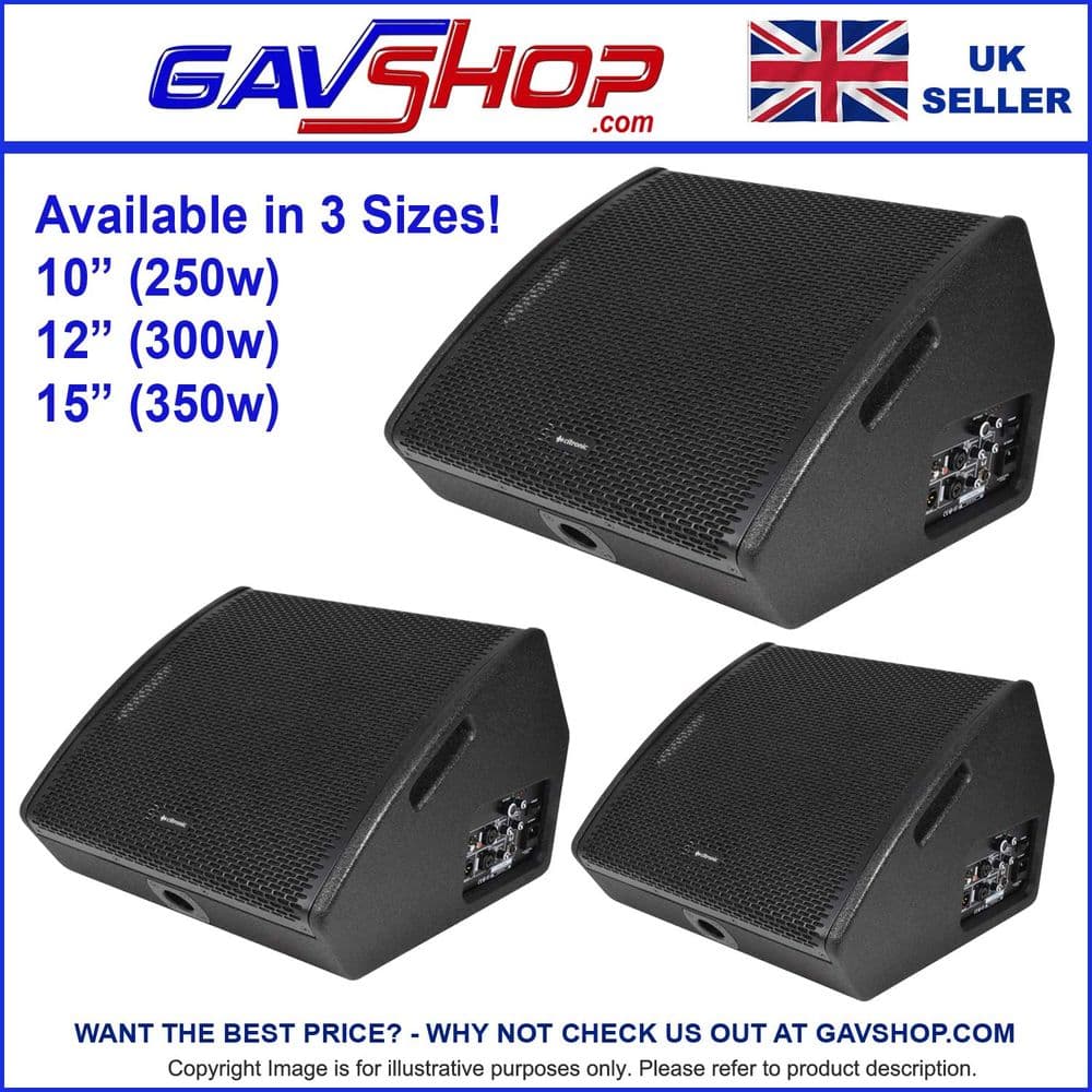 CM-Series Active Wedge Monitors inc Bluetooth in Various Power Sizes