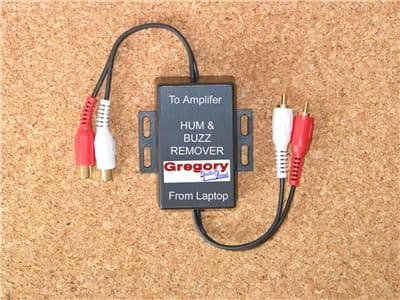 LAPTOP DEHUMMER REMOVES HUM BUZZING OR HISS FROM AMP SIGNAL